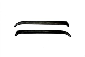 auto ventshade (avs) 32071 ventshade with smooth black finish, 2-piece set for 1983-1992 ford ranger, 1984-1990 bronco ii