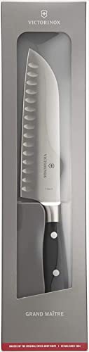 Victorinox Forged 7-Inch Granton Edge Santoku Knife