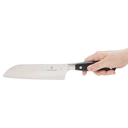 Victorinox Forged 7-Inch Granton Edge Santoku Knife