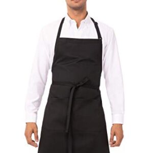 Chef Works Unisex Butcher Apron apparel accessories, Black, 34-Inch Length by 24-Inch Width US