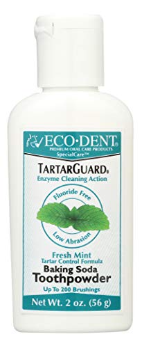 Eco-Dent TartarGuard Baking Soda Toothpowder, Fresh Mint 2 oz