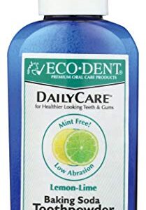 Eco-Dent Daily Care Baking Soda Toothpowder, Lemon-Lime 2 oz