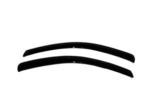 auto ventshade (avs) 92093 original ventvisor side window deflector dark smoke, 2-piece set for 1989-1995 toyota pickup, 1990-1992 4runner 2-door with vent window