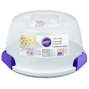 wilton cake carrier and server with locking lid