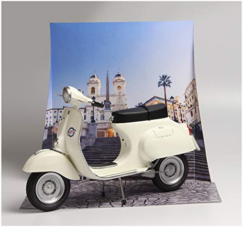 Italeri 4633 510104633-1:9 Vespa 125" Primavera, Model Building, Construction kit, Stand Model Making, Crafts, Hobbies, Gluing, Plastic kit, unpainted