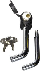 master lock 2866dat chrome 5/8″ x 1/2″ swivel head receiver pin and lock