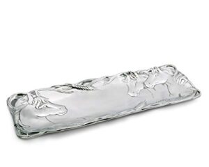 arthur court designs aluminum horse equestrian oblong tray 19 inch x 6 inch