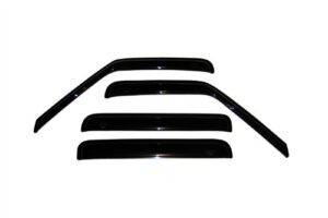 auto ventshade [avs] ventvisor / rain guards | outside mount, smoke color, 4 pc | 94755 | fits 2001 – 2005 chevrolet s10 crew cab/gmc sonoma crew cab