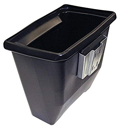 Carrand 94101 Squeegee Bucket with Bracket, 1 Gallon , Black