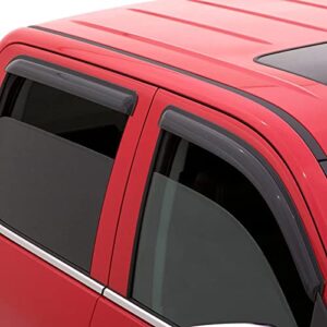 auto ventshade [avs] ventvisor / rain guards | smoke color, 4 pc | 94405 | fits 2001 – 2004 toyota hilux/tacoma double cab