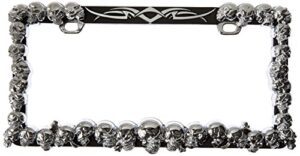 bully wl232c mutely skull license frame