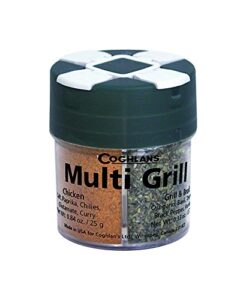 coghlan’s multi-grill spice and herb assortment shaker (seafood, pepper steak, chicken, grill & boil)