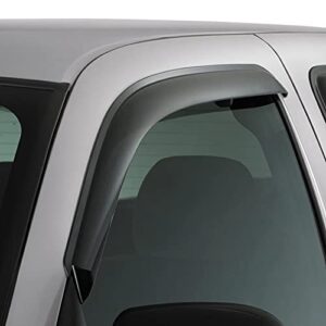 Auto Ventshade [AVS] Original Ventvisor / Rain Guards | Dark Smoke, 2-Piece | 92068 | Fits 1980-1996 Ford Bronco, F-150, F-250 & F-350 Super Duty with Standard Cab