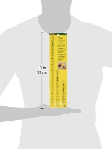 Omnigrid 4-6-12-Inch Marking Ruler Trio