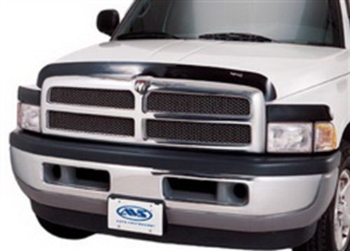 Auto Ventshade [AVS] Bugflector Deluxe / Hood Shield | Dark Smoke, 3-Piece | 45551 | 1994 - 2001 Dodge Ram 1500, 1994 - 2002 Ram 2500 & 3500