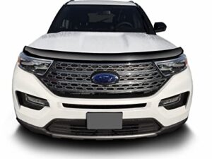 auto ventshade avs 25903 bugflector ii dark smoke hood shield for 2002-2005 ford explorer