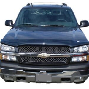 Auto Ventshade [AVS] Bugflector II Hood Shield for 2002 - 2006 Chevrolet Avalanche with Body Hardware | High Profile, Smoke, 1 pc. | 25457