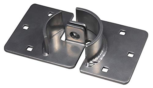 Trimax THSP2C Hockey Puck Internal Shackle Door Hasp - 2 Piece