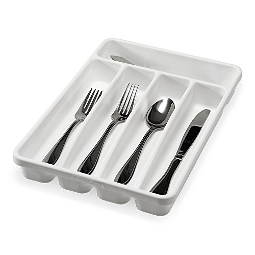 madesmart Value Mini Silverware Tray, White