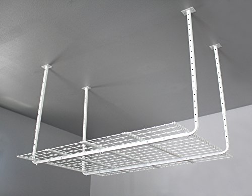 HyLoft 50175-10 60-Inch by 45-Inch Pro Ceiling Mount Shelf, White