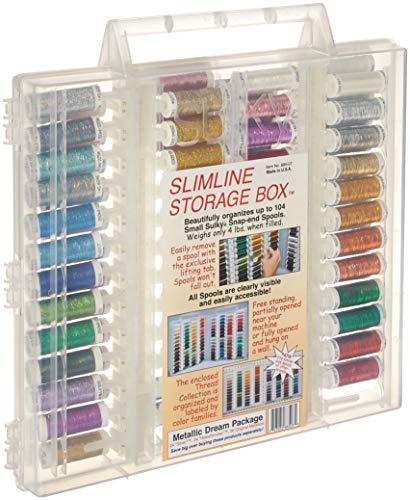 Sulky Metallics Slimline Dream Assortment Storage Box, Metallic