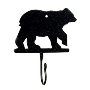 park designs bear iron hooks – set of 4