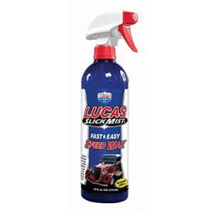 lucas 10160-6pk slick mist speed wax – 24 oz., (pack of 12)