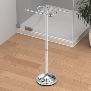 gatco 1505 floor standing s style towel holder, chrome