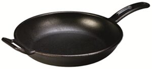 lodge bold 12 inch seasoned cast iron skillet, design-forward cookware