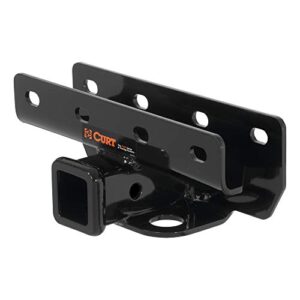 curt 13432 class 3 trailer hitch, 2-inch receiver, fits select jeep wrangler jk , black