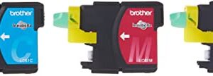 Brother Genuine Standard Yield Color -Ink -Cartridges, LC613PKS, Replacement 3 Pack of Color -Ink, Includes 1-Cartridge Each of Cyan, Magenta & Yellow, Page Yield Up To 325 Pages/ -Cartridge, LC61, Tricolor