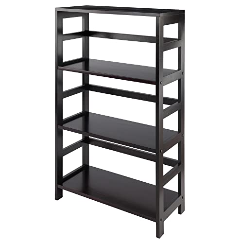 Winsome Wood Leo model name Shelving, Small, Espresso