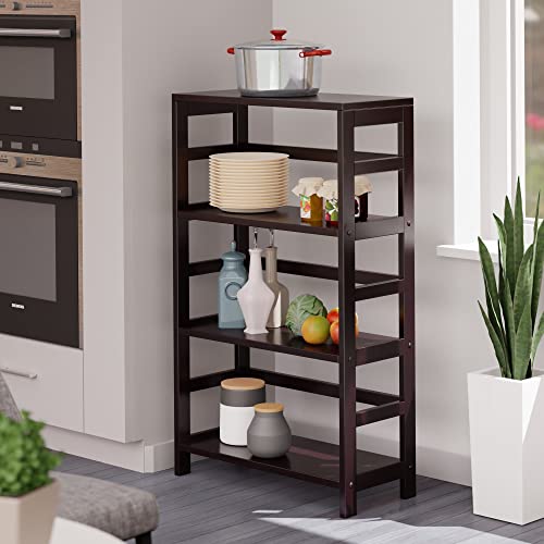 Winsome Wood Leo model name Shelving, Small, Espresso