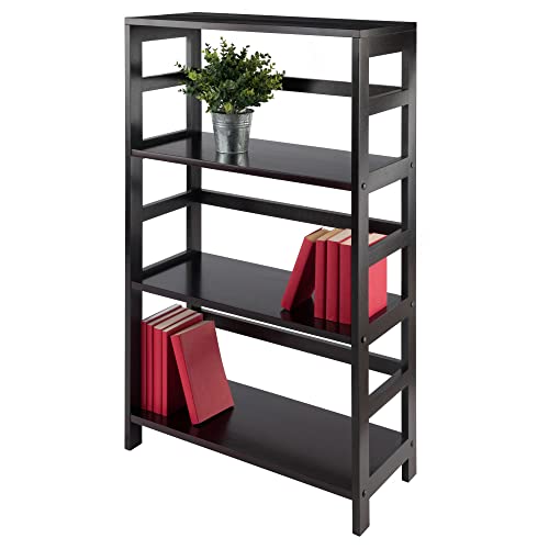 Winsome Wood Leo model name Shelving, Small, Espresso