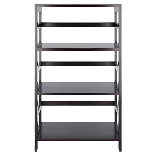 Winsome Wood Leo model name Shelving, Small, Espresso