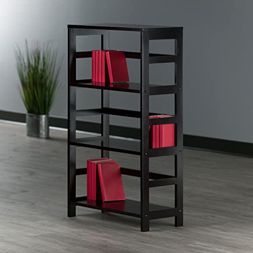 Winsome Wood Leo model name Shelving, Small, Espresso