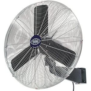 global industrial oscillating wall mount fan, 24″ diameter, 1/4hp, 7525cfm