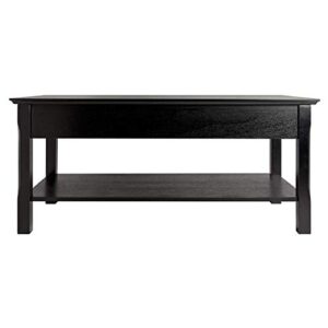 Winsome Timber Occasional Table, Black, 38 inches