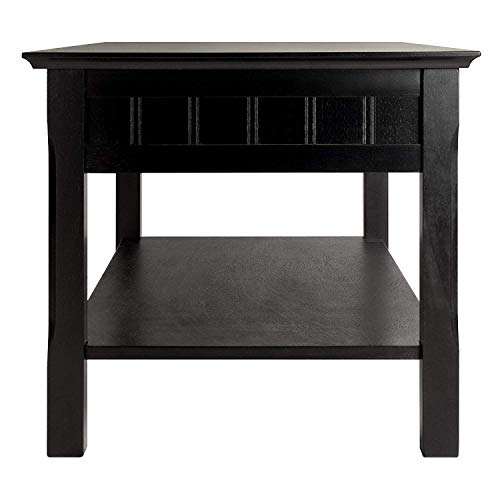 Winsome Timber Occasional Table, Black, 38 inches