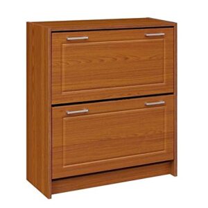 4D Concepts DELUXE DOUBLE SHOE CABINET(light walnut),