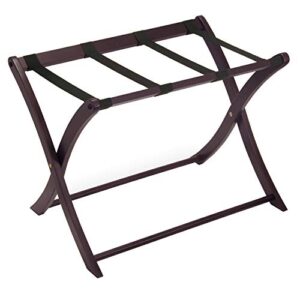 winsome wood scarlett luggage rack, espresso