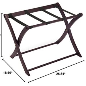 Winsome Wood Scarlett luggage rack, Espresso