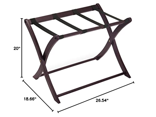 Winsome Wood Scarlett luggage rack, Espresso