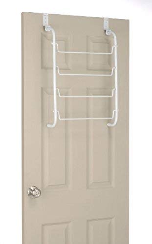 Whitmor Over The Door, White Towel Rack, Medium