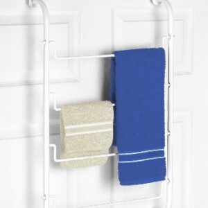 Whitmor Over The Door, White Towel Rack, Medium