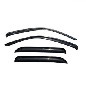 Auto Ventshade [AVS] Ventvisor / Rain Guards | Outside Mount | Smoke, 4 pc | 94059 | Fits 2001 - 2012 Ford Escape (05-12 Hybrid), 2008 - 2012 Mazda Tribute, 2005 - 2011 Mercury Mainer