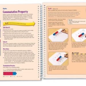 Learning Resources Hands-On Standards: Photo-Illustrated Lessons for Teaching with Math Manipulatives, Grades 1-2,Blue,54 x 72 Inches