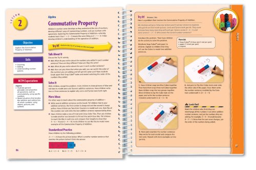 Learning Resources Hands-On Standards: Photo-Illustrated Lessons for Teaching with Math Manipulatives, Grades 1-2,Blue,54 x 72 Inches