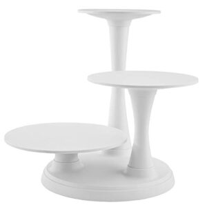 wilton pillar style 3-tier cupcake, dessert, and cake stand