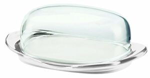 guzzini look transparent butter dish.